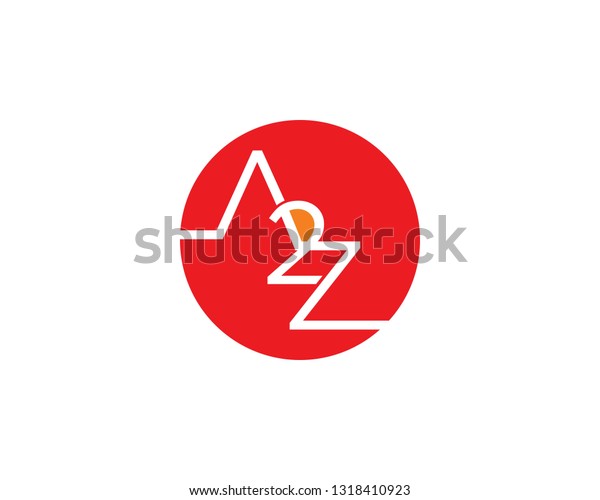Initial Letter A2z Design Logo Stock Vector (Royalty Free) 1318410923 ...