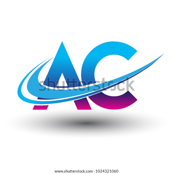 Initial Letter Ac Logotype Company Name Stock Vector (Royalty Free ...