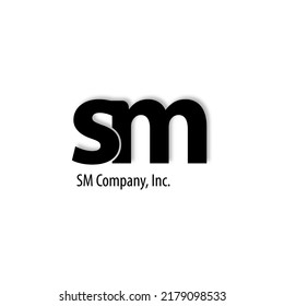 Initial Letter Alphabet Logo Sm Stock Vector (Royalty Free) 2179098533 ...