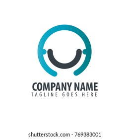 Initial Letter Au Design Logo Stock Vector (Royalty Free) 769383001 ...