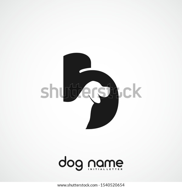 Initial Letter B Dog Logo Icon Stock Vector (Royalty Free) 1540520654 ...