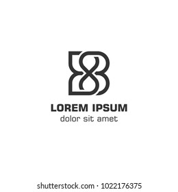Initial Letter B Infinite Logo Stock Vector (Royalty Free) 1022176375 ...