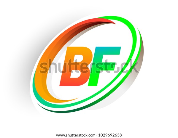 Initial Letter Bf Logotype Company Name Stock Vector (Royalty Free ...