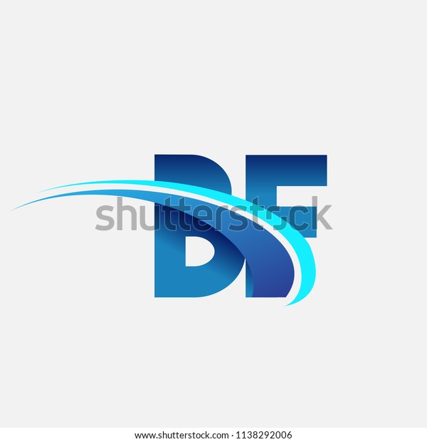 Initial Letter Bf Logotype Company Name Stock Vector (Royalty Free ...