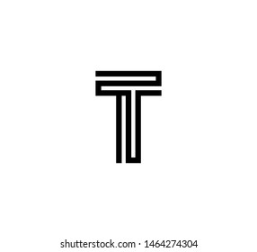 Letter T New Logo Vector: เวกเตอร์สต็อก (ปลอดค่าลิขสิทธิ์) 1468780967 ...