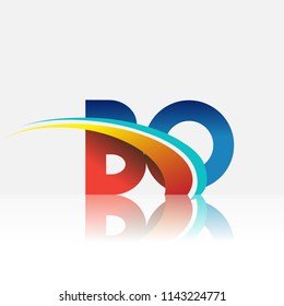 Initial Letter Bo Logotype Company Name Stock Vector (Royalty Free ...