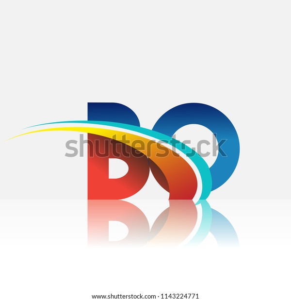 Initial Letter Bo Logotype Company Name Stock Vector (Royalty Free ...