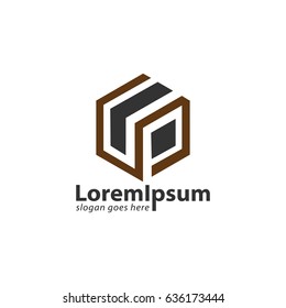 Initial Letter Box Design Logo Stock Vector (Royalty Free) 636173444 ...