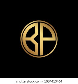 Initial Letter Bp Minimalist Line Art Stock Vector (Royalty Free ...