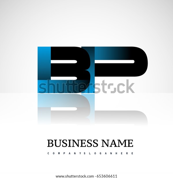 Initial Letter Bp Uppercase Modern Simple Stock Vector (Royalty Free ...