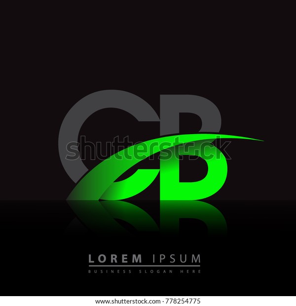 Initial Letter Cb Logotype Company Name Stock Vector (Royalty Free ...