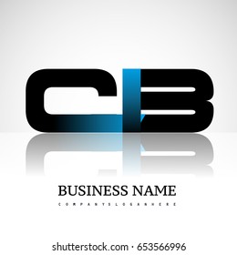 Initial Letter Cb Uppercase Modern Simple Stock Vector (Royalty Free ...