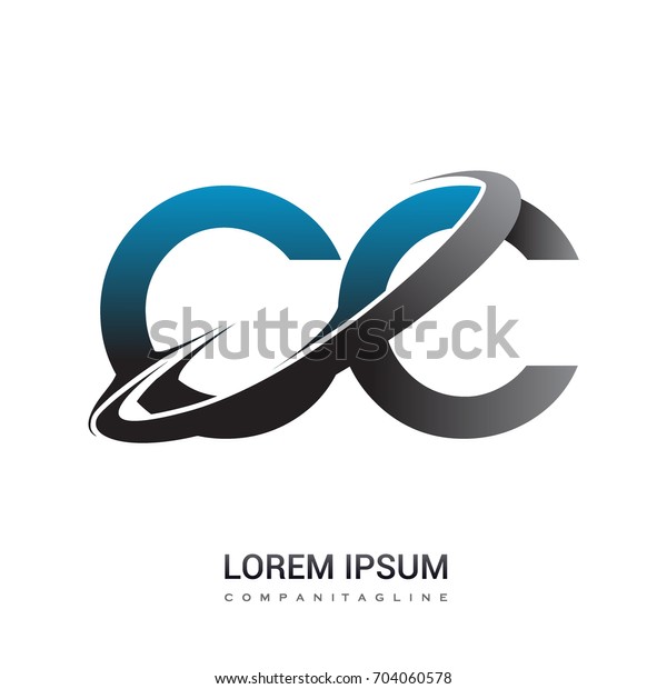 Initial Letter Cc Logotype Company Name Stock Vector (Royalty Free ...