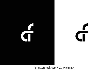 Initial Letter Cf Logo Design Vector Stock Vector (Royalty Free ...