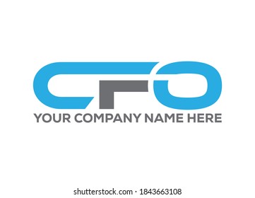 Initial Letter Cfo Logo Icon Design Stock Vector (Royalty Free ...