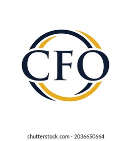 Initial Letter Cfo Logo Icon Design Stock Vector (Royalty Free ...