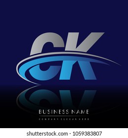 Initial Letter Ck Logotype Company Name Stock Vector (Royalty Free ...