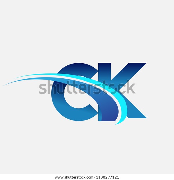 Initial Letter Ck Logotype Company Name Stock Vector (Royalty Free ...