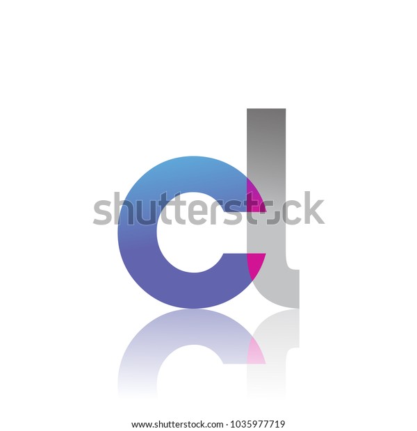 Initial Letter Cl Lowercase Overlap Logo Stock Vector (Royalty Free ...