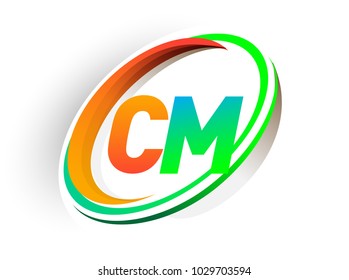 Initial Letter Cm Logotype Company Name Stock Vector (Royalty Free ...