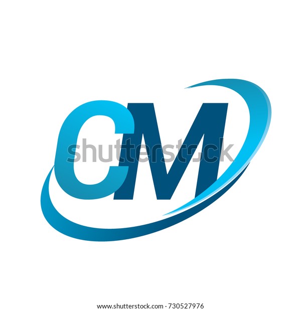 Initial Letter Cm Logotype Company Name Stock Vector (Royalty Free ...