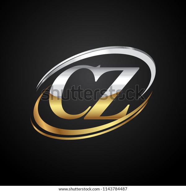 Initial Letter Cz Logotype Company Name Stock Vector (Royalty Free ...