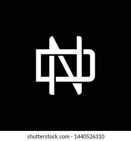 Initial Letter D N Dn Nd Stock Vector (Royalty Free) 1440526310 ...
