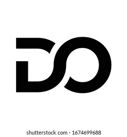Initial Letter D O D O Stock Vector (Royalty Free) 1674699688 ...
