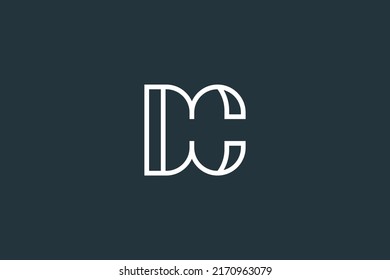 Initial Letter Dc Logo Design Vector Stock Vector (Royalty Free ...