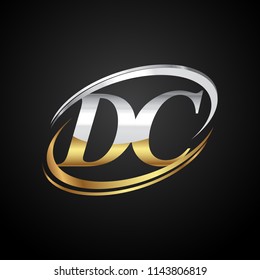 Initial Letter Dc Logotype Company Name Stock Vector (Royalty Free ...