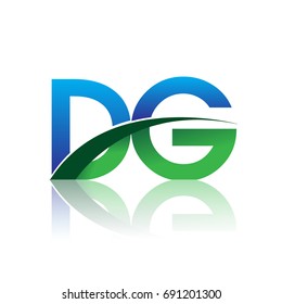Initial Letter Dg Logotype Company Name Stock Vector (Royalty Free ...