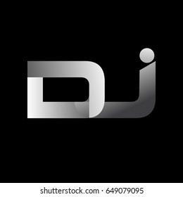 Initial Letter Dj Uppercase Modern Simple Stock Vector (Royalty Free ...