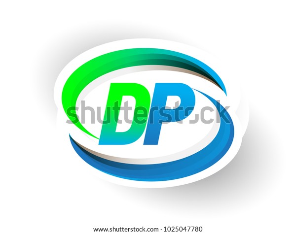 Initial Letter Dp Logotype Company Name Stock Vector (Royalty Free ...