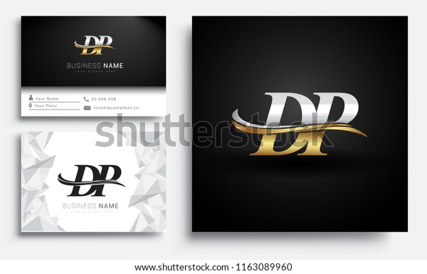 Initial Letter Dp Logotype Company Name Stock Vector (Royalty Free ...