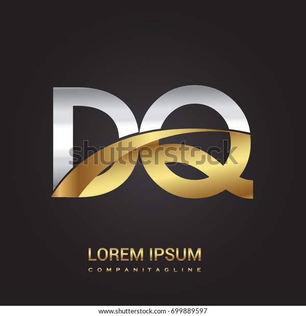 Initial Letter Dq Logotype Company Name Stock Vector (Royalty Free ...