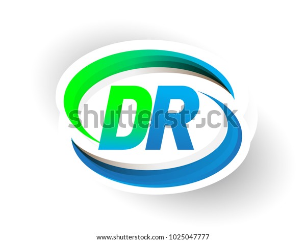 Initial Letter Dr Logotype Company Name Stock Vector (Royalty Free ...