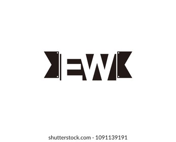Atw Letter Original Monogram Logo Design Stock Vector (Royalty Free ...