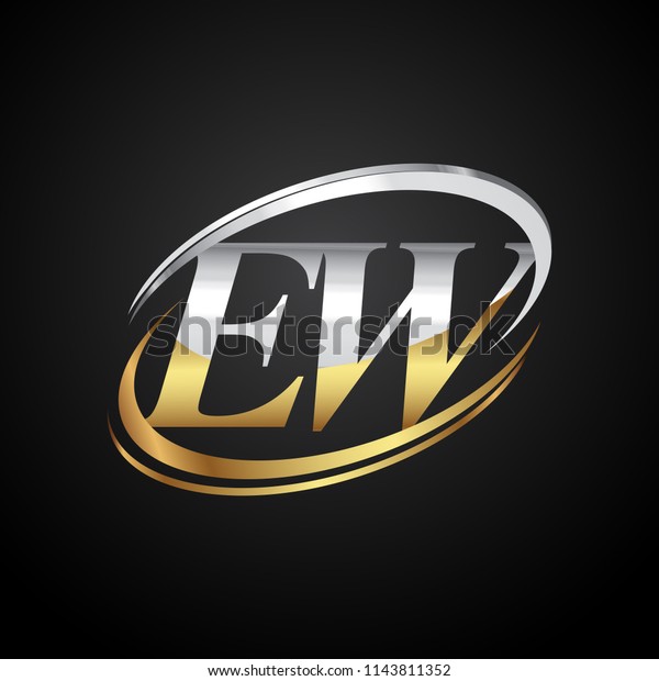 Initial Letter Ew Logotype Company Name Stock Vector (Royalty Free ...