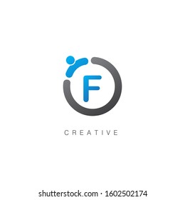 F circle logo Images, Stock Photos & Vectors | Shutterstock