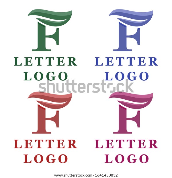 Initial Letter F Logo Design Template Stock Vector (Royalty Free ...