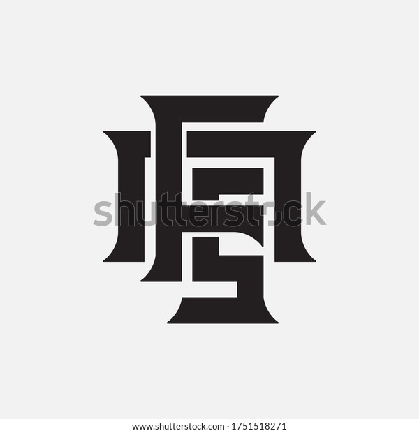 Initial Letter F N S Fns Stock Vector (Royalty Free) 1751518271