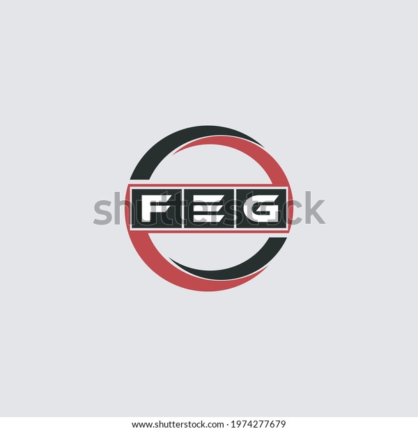 Initial Letter Feg Logo Design Vector Stock Vector (Royalty Free ...