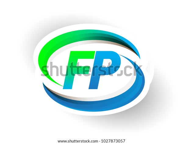 Initial Letter Fp Logotype Company Name Stock Vector (Royalty Free ...