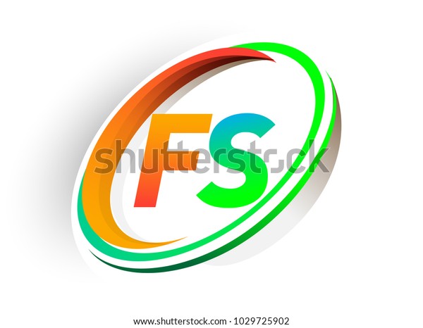 Initial Letter Fs Logotype Company Name Stock Vector (Royalty Free ...