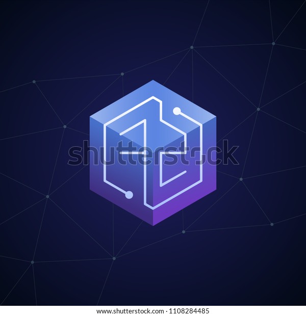 Initial Letter Fz Block Chain Looping Stock Vector (Royalty Free ...