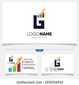 Initial Letter G Chart Bar Logo Stock Vector (Royalty Free) 1939556914 ...