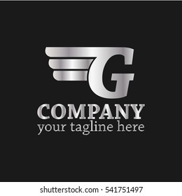 Initial Letter G Logo Wings Icon Stock Vector (Royalty Free) 541751497