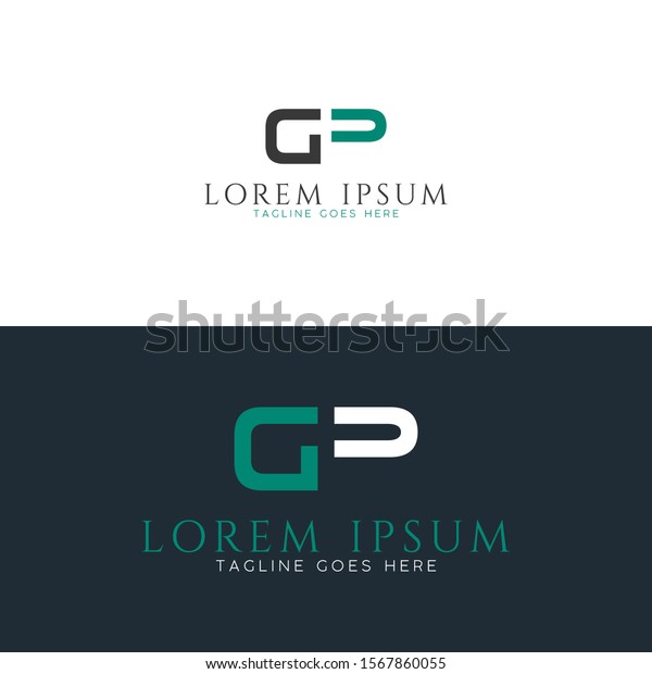 Initial Letter G P Logo Template Stock Vector (Royalty Free) 1567860055 ...