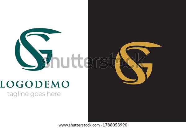 Initial Letter G S Logo Template Stock Vector (Royalty Free) 1788053990 ...
