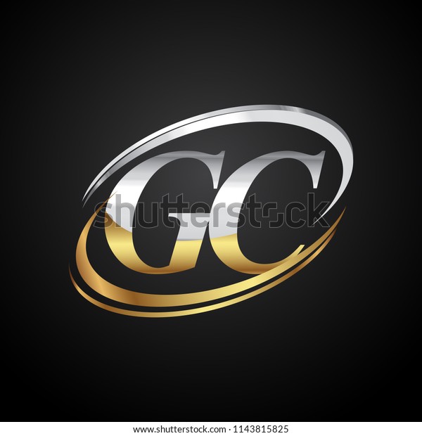 Initial Letter Gc Logotype Company Name Stock Vector (Royalty Free ...